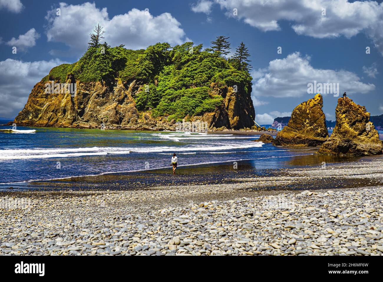 Ruby Beach on the Pacific Coast Stock Photo - Alamy