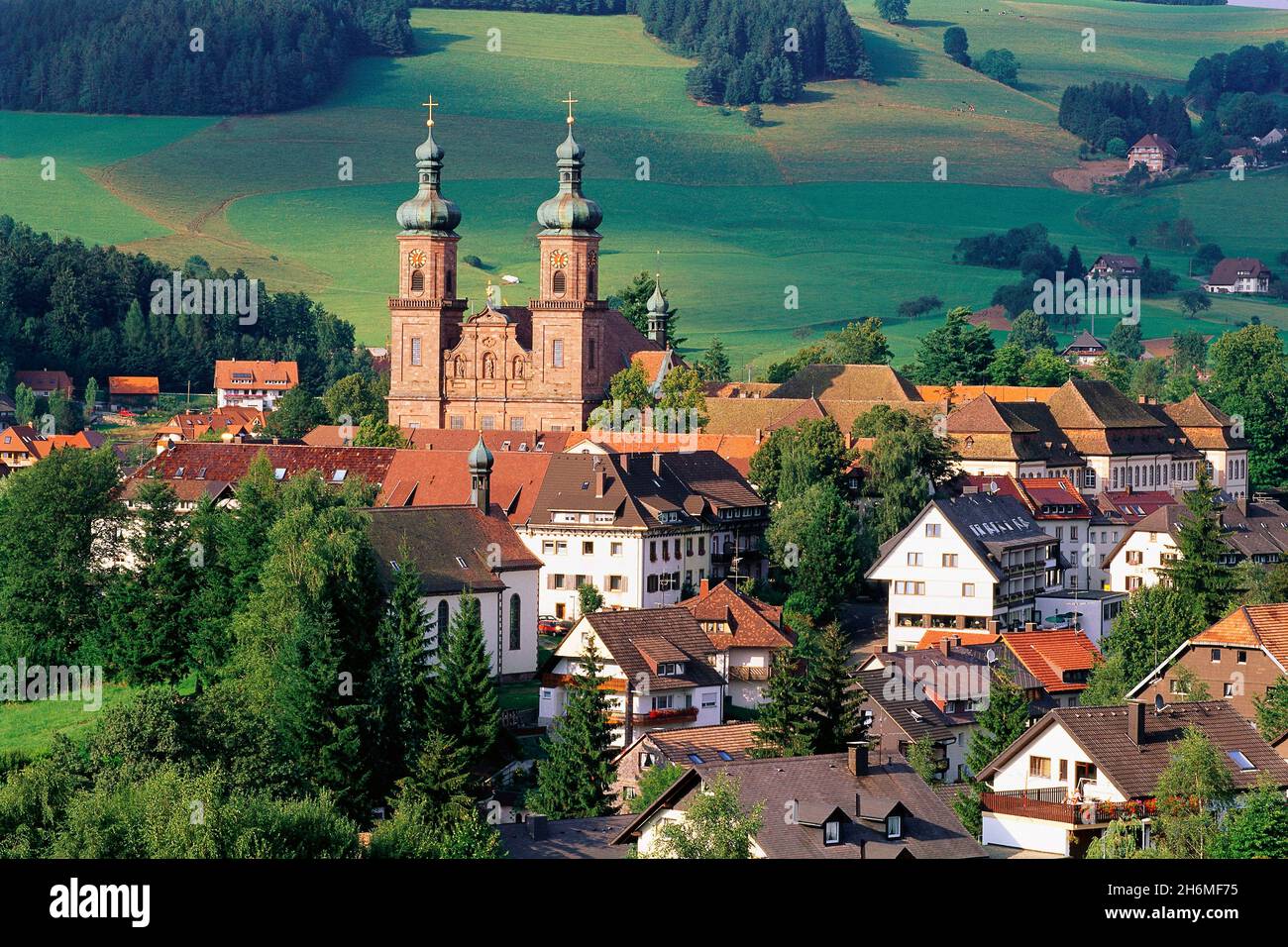 Town of Saint Peter, Black Forest, Baden-Wurttemberg, Germany Stock ...