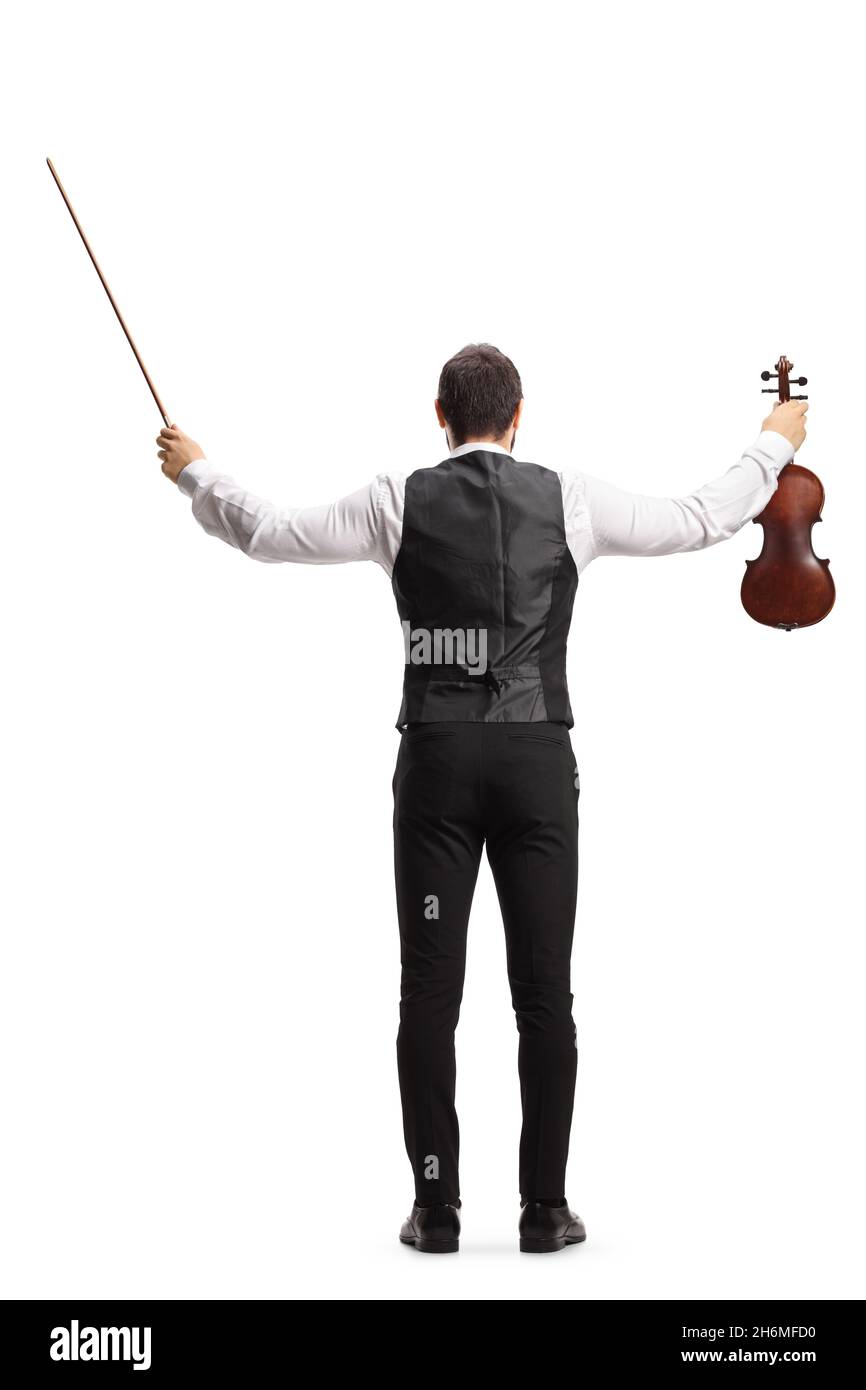 Performer concert rear view Cut Out Stock Images & Pictures - Alamy