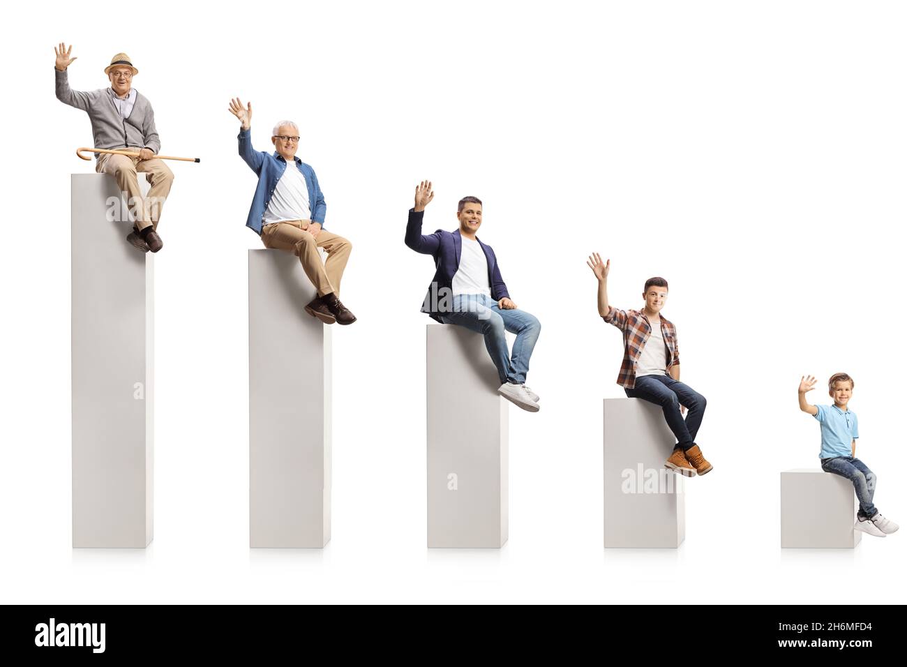 Elderly population chart hi-res stock photography and images - Alamy