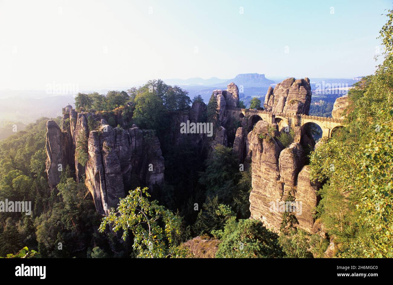 The Bastei Bridge, Swiss Saxony, Germany Stock Photo - Alamy