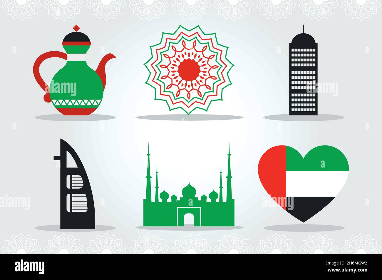 united arab emirates icon set Stock Vector Image & Art - Alamy