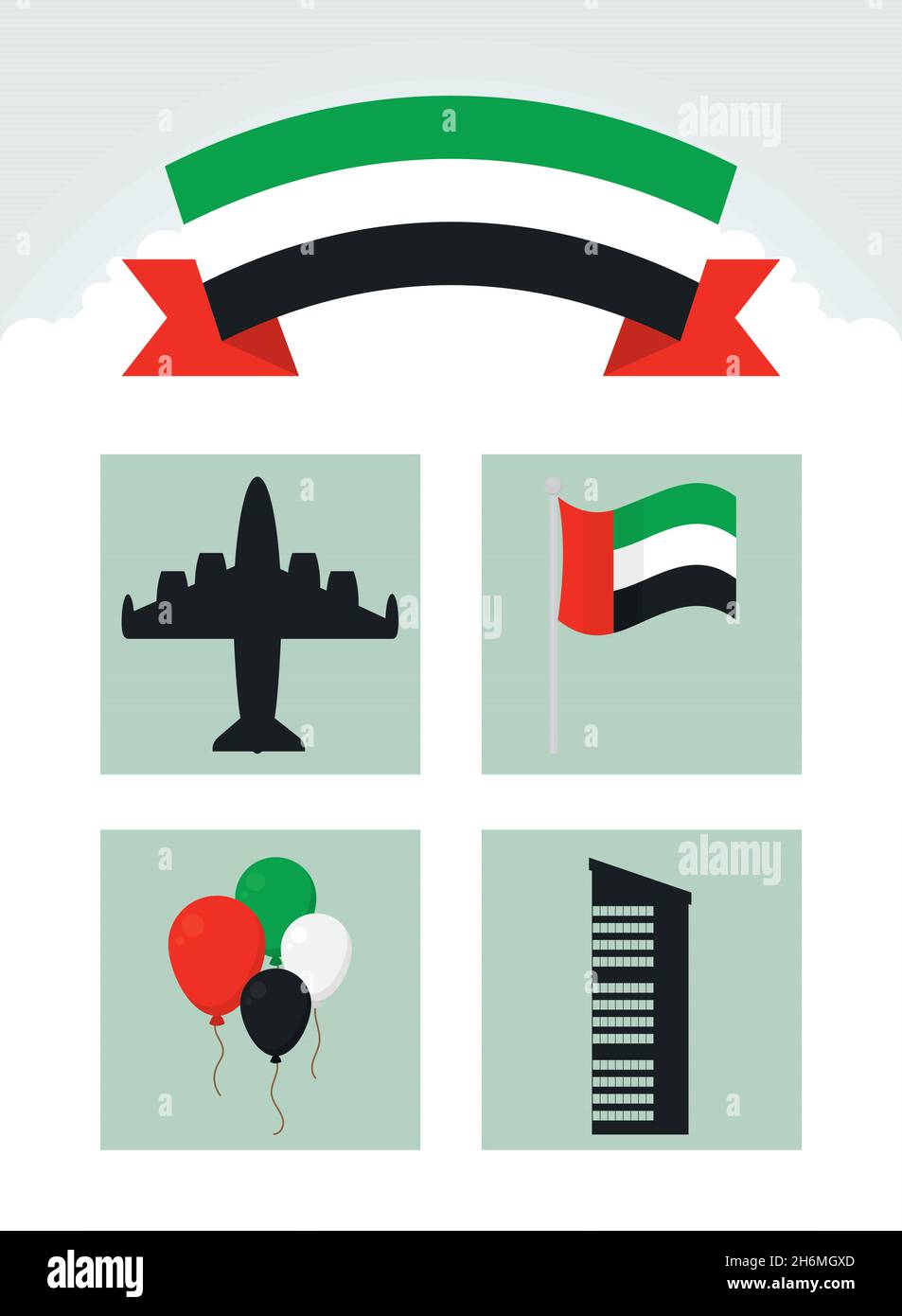 uae national day icon set Stock Vector Image & Art - Alamy