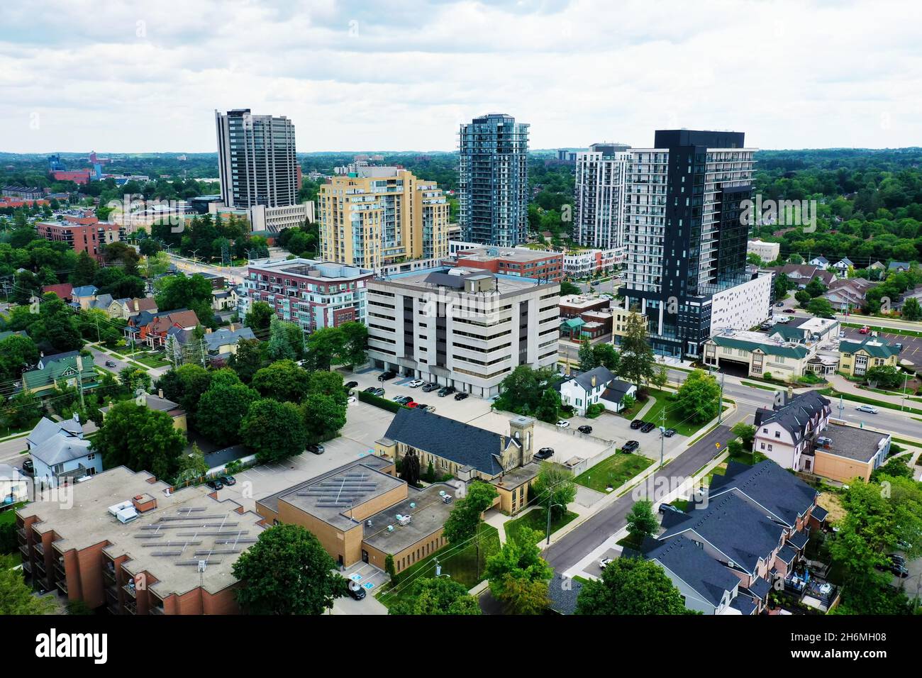 Aerial view waterloo ontario canada hi-res stock photography and images ...