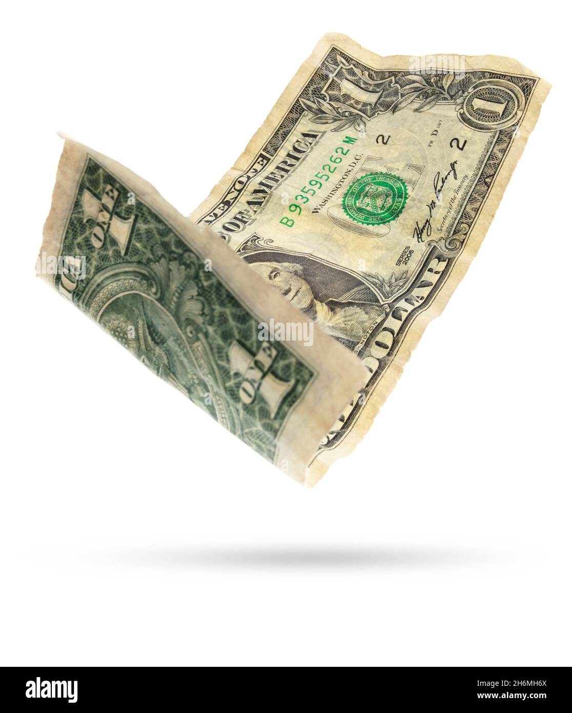 One dollar bill back hi-res stock photography and images - Alamy