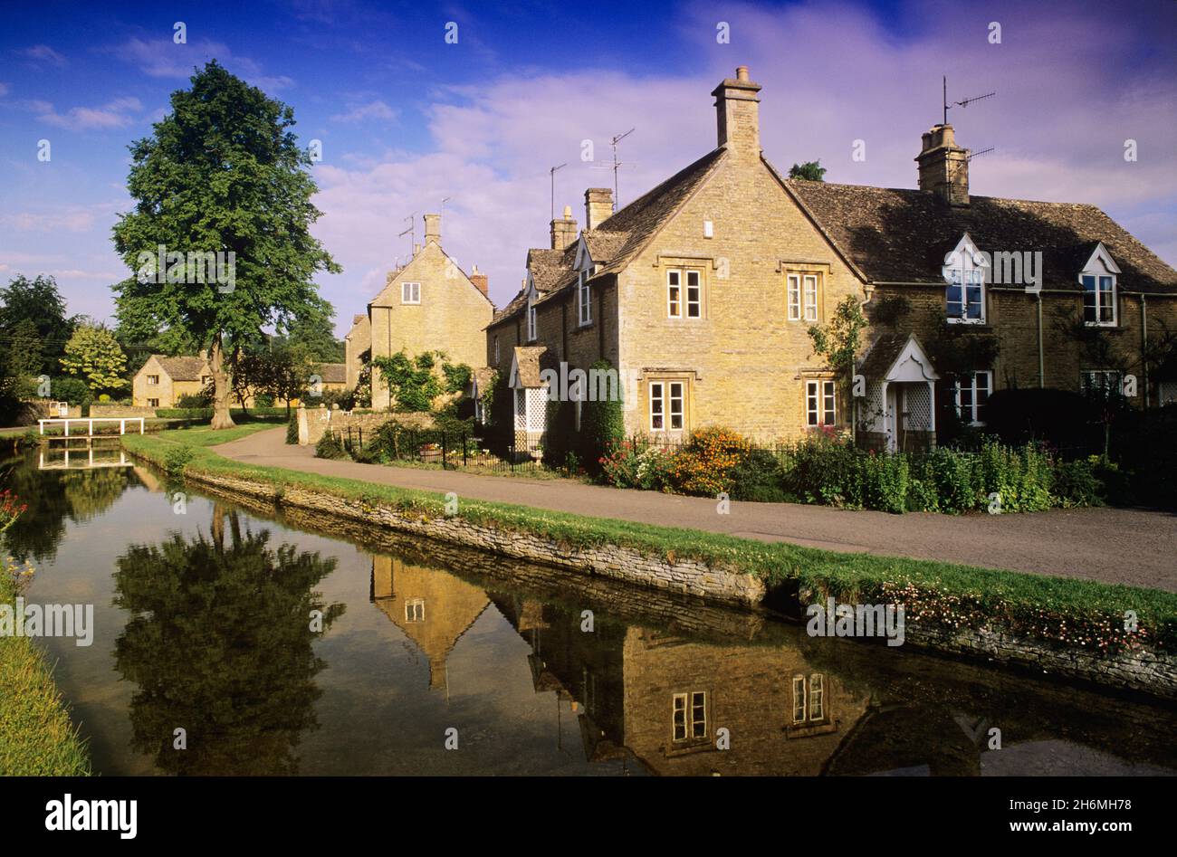 Lower Slaughter Cotswolds, United Kingdom Stock Photo - Alamy
