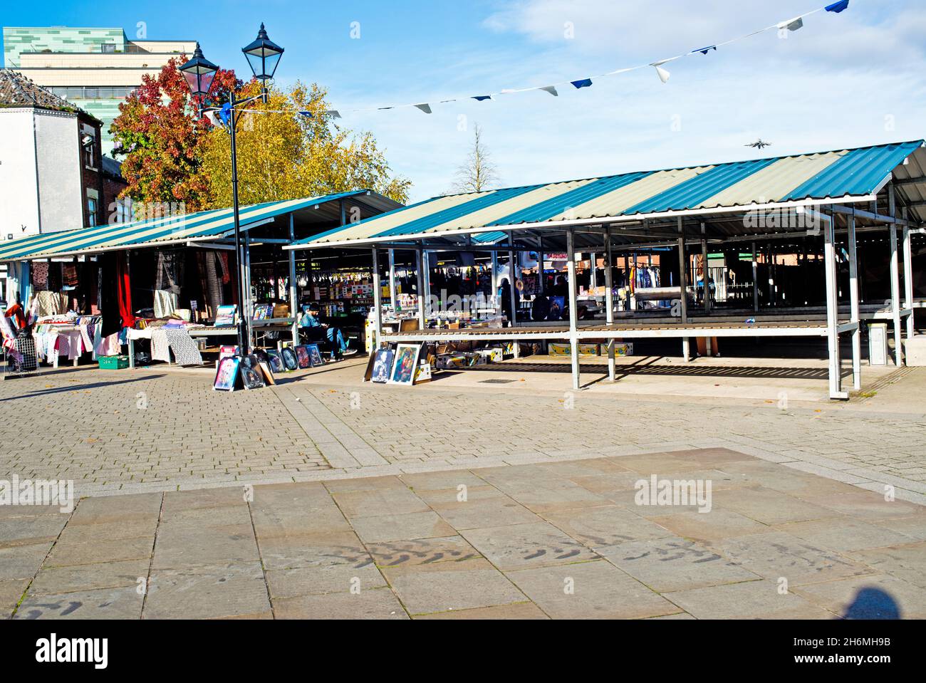 Doncaster Market, Doncaster, England Stock Photo - Alamy