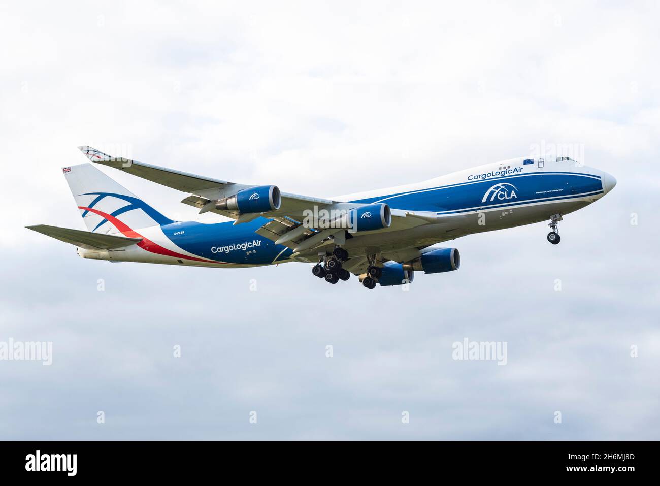CargoLogicAir, CLA, Boeing 747 Jumbo Jet freighter jet airliner plane G ...