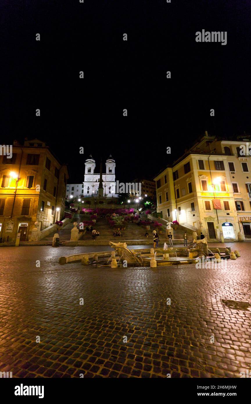 the magic of the roma downtown in italy Stock Photo - Alamy
