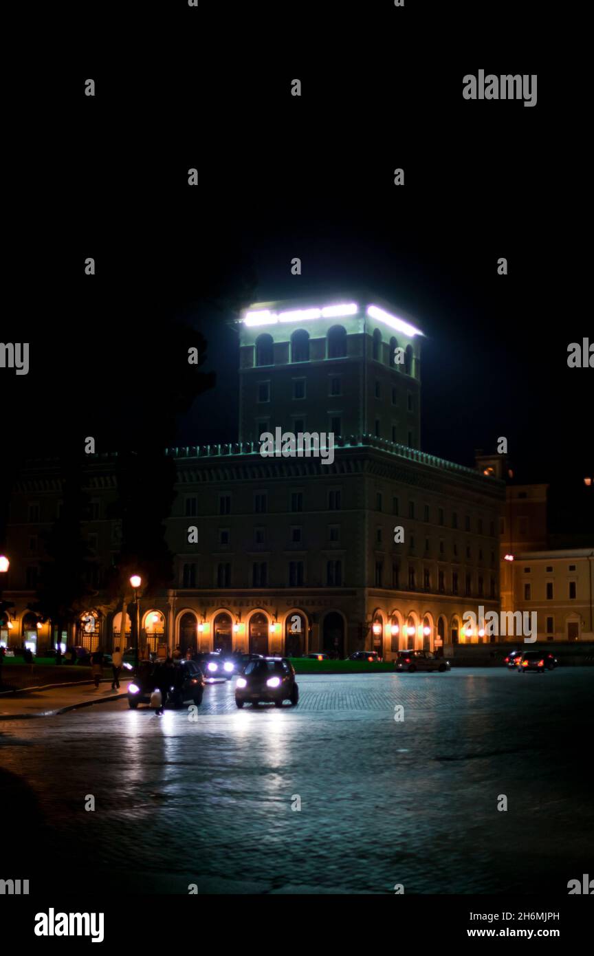 Rome by night - italian marvel Stock Photo - Alamy