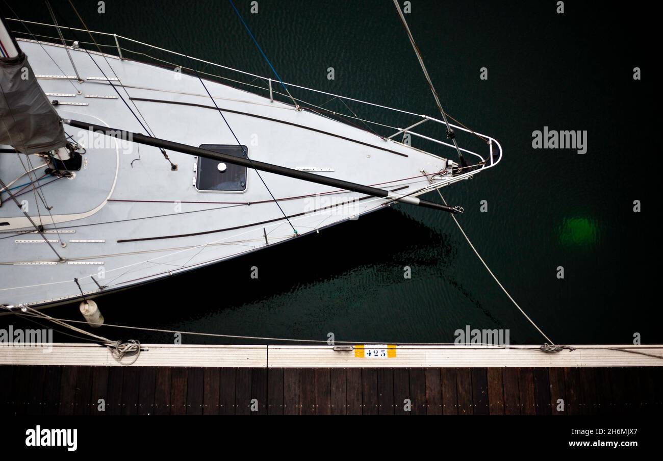 sailboat at port Stock Photo - Alamy