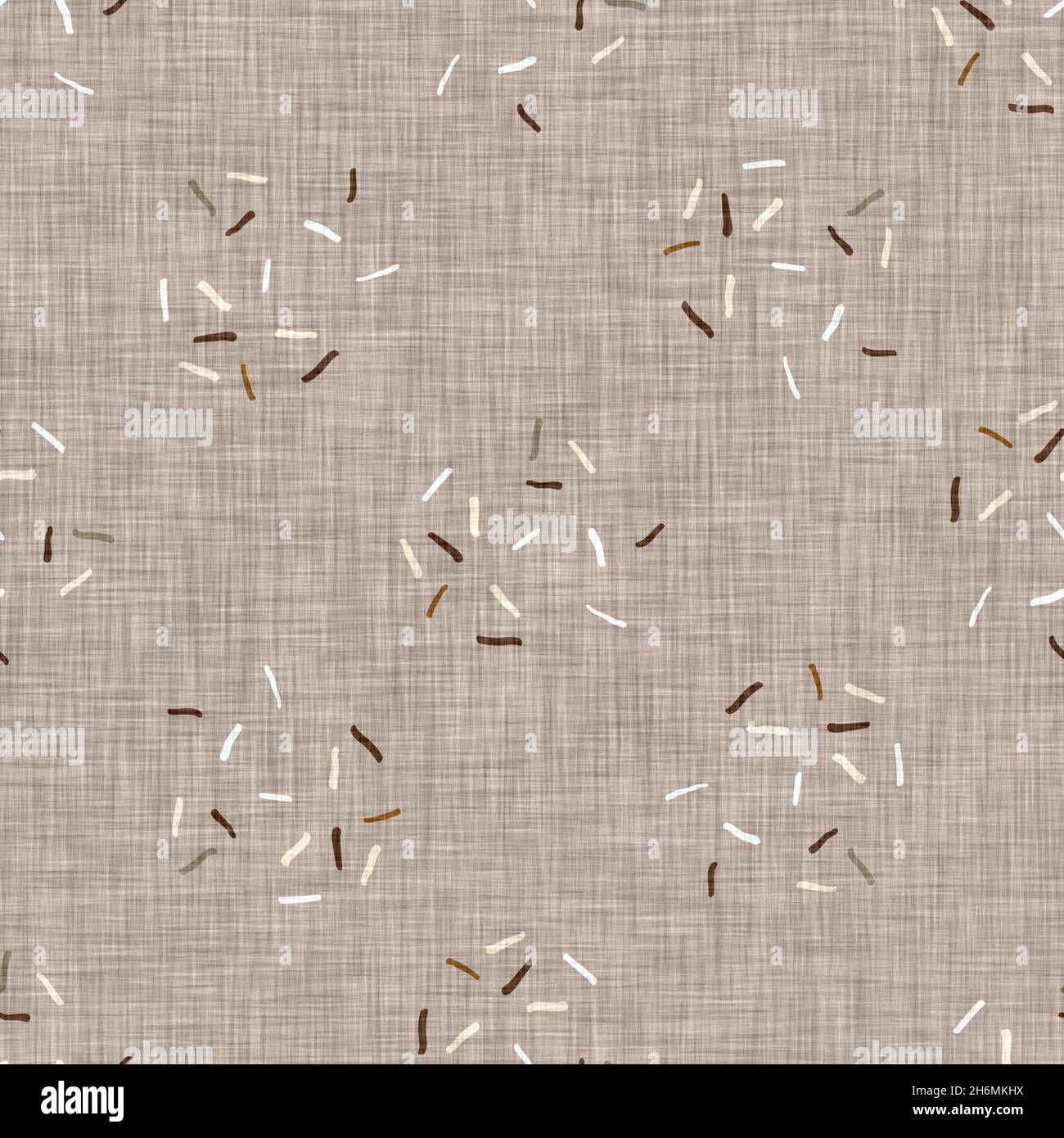 Seamless minimalist doodle flower pattern background. Calm two tone ...