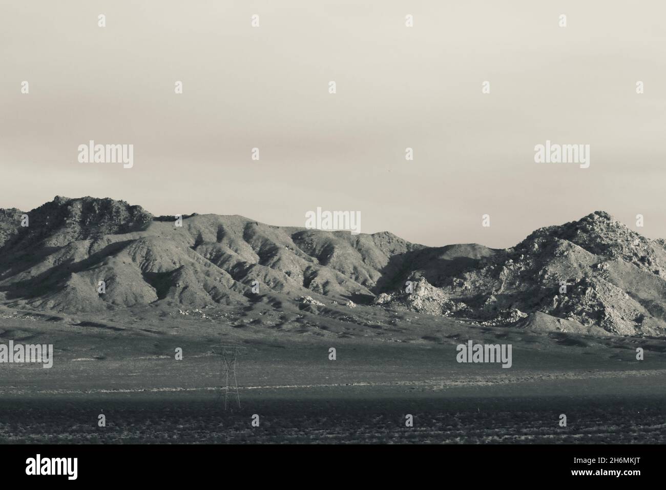 Barren desert landscape Stock Photo - Alamy