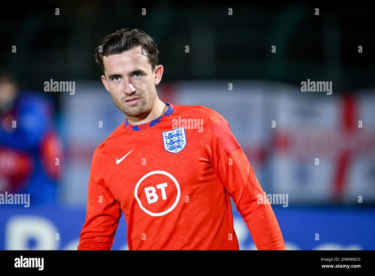 San Marino, November 15 2021, England's Ben Chilwell during Qatar 2022 ...