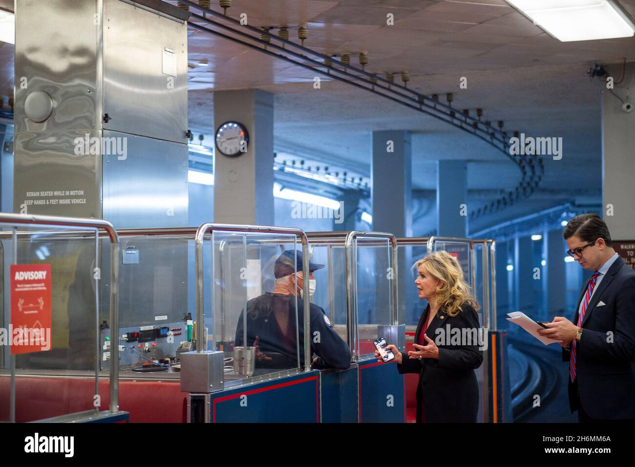 United States Senator Marsha Blackburn (Republican of Tennessee) talks ...