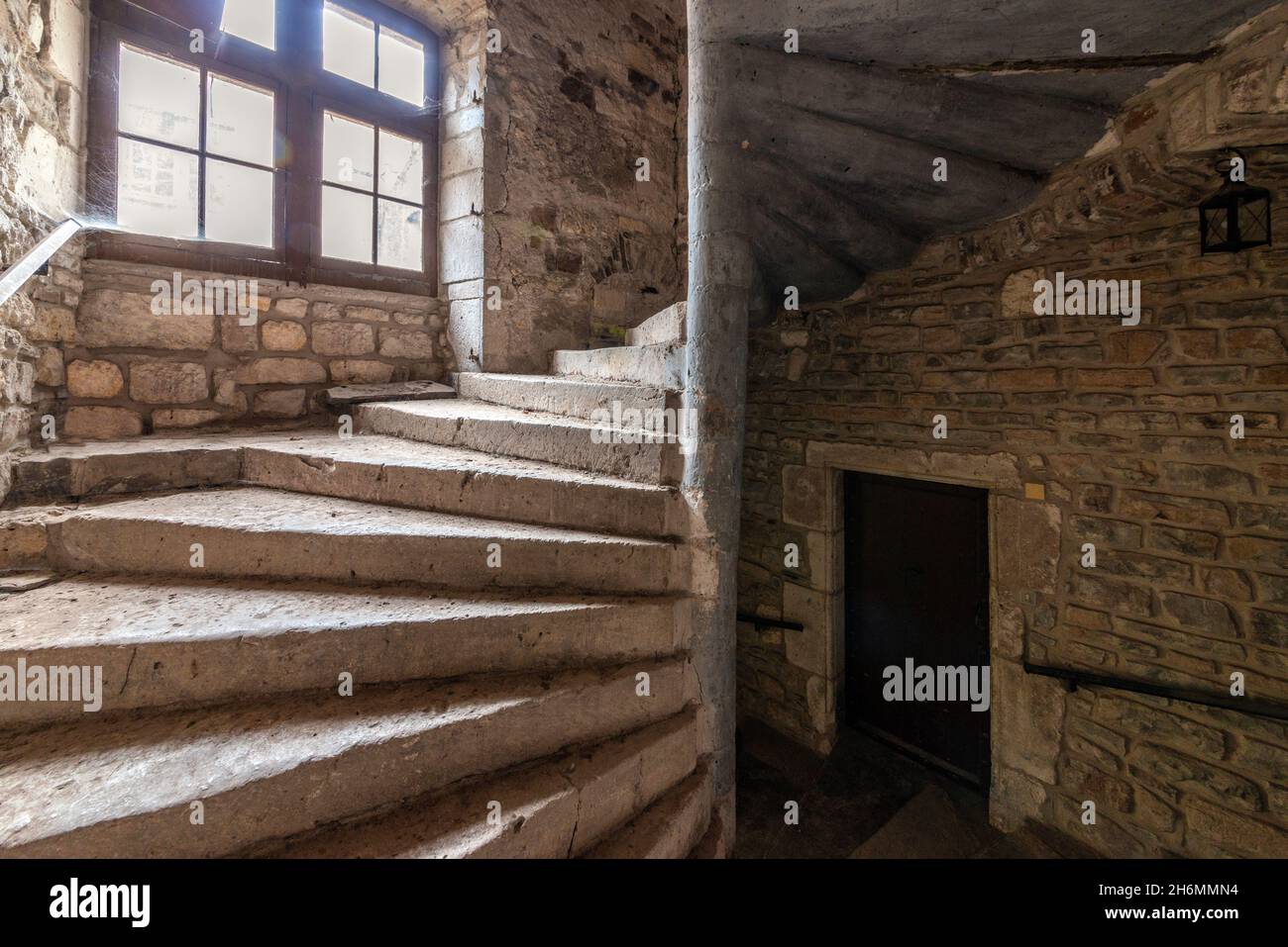 Medieval stairs hi-res stock photography and images - Alamy
