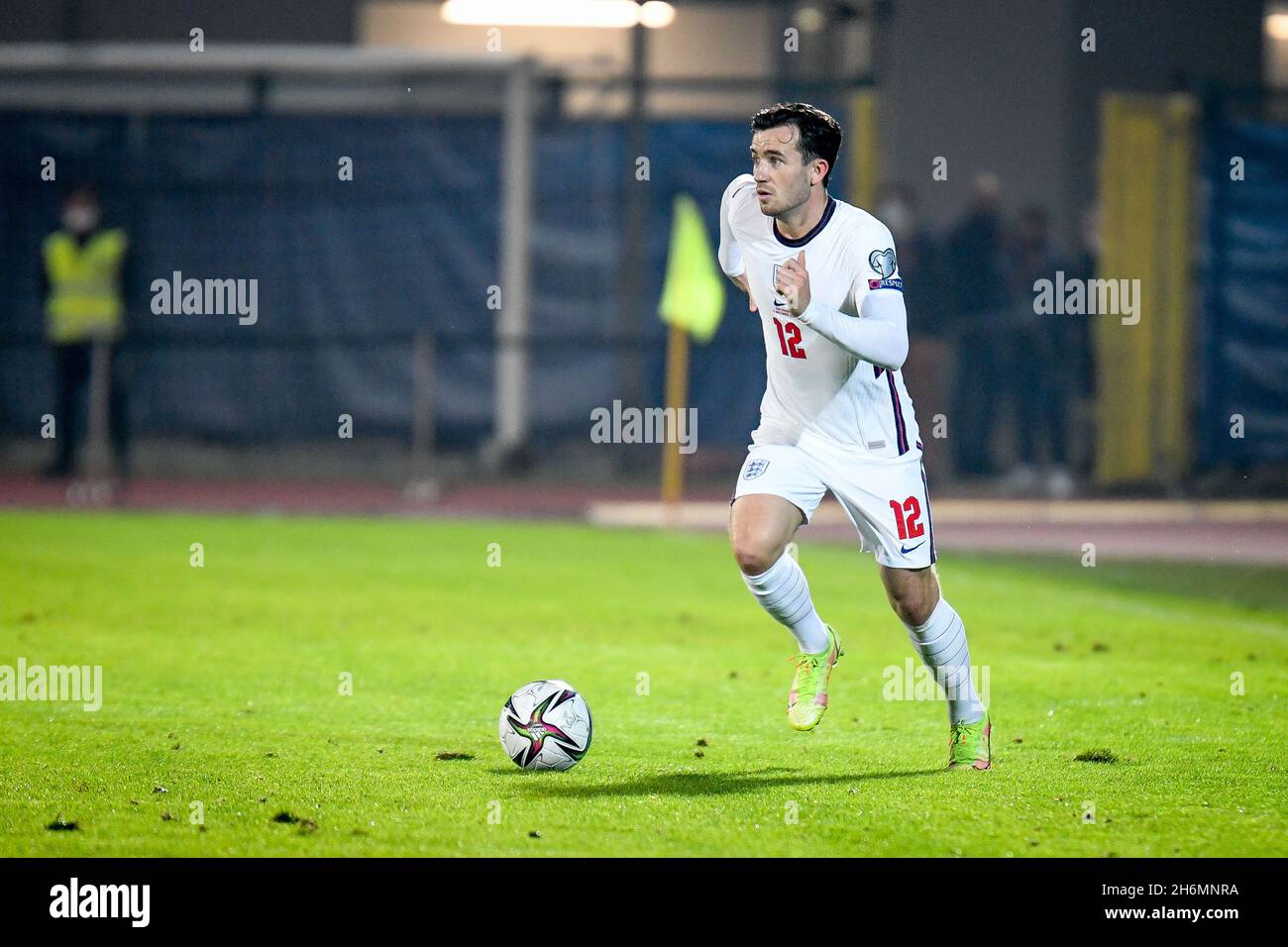 San Marino, November 15 2021, England's Ben Chilwell during Qatar 2022 ...