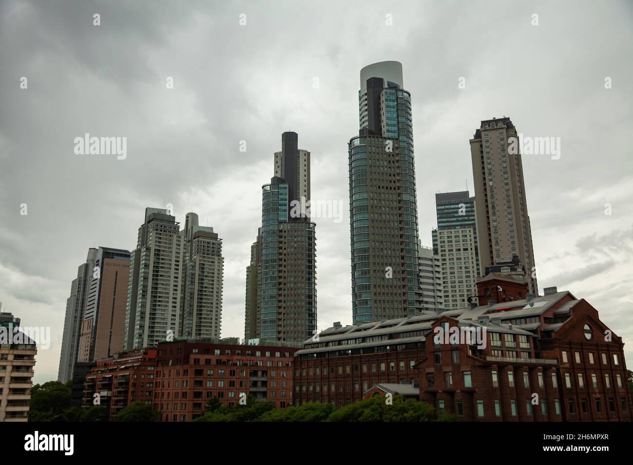 View of high rise office buildings Stock Photo - Alamy