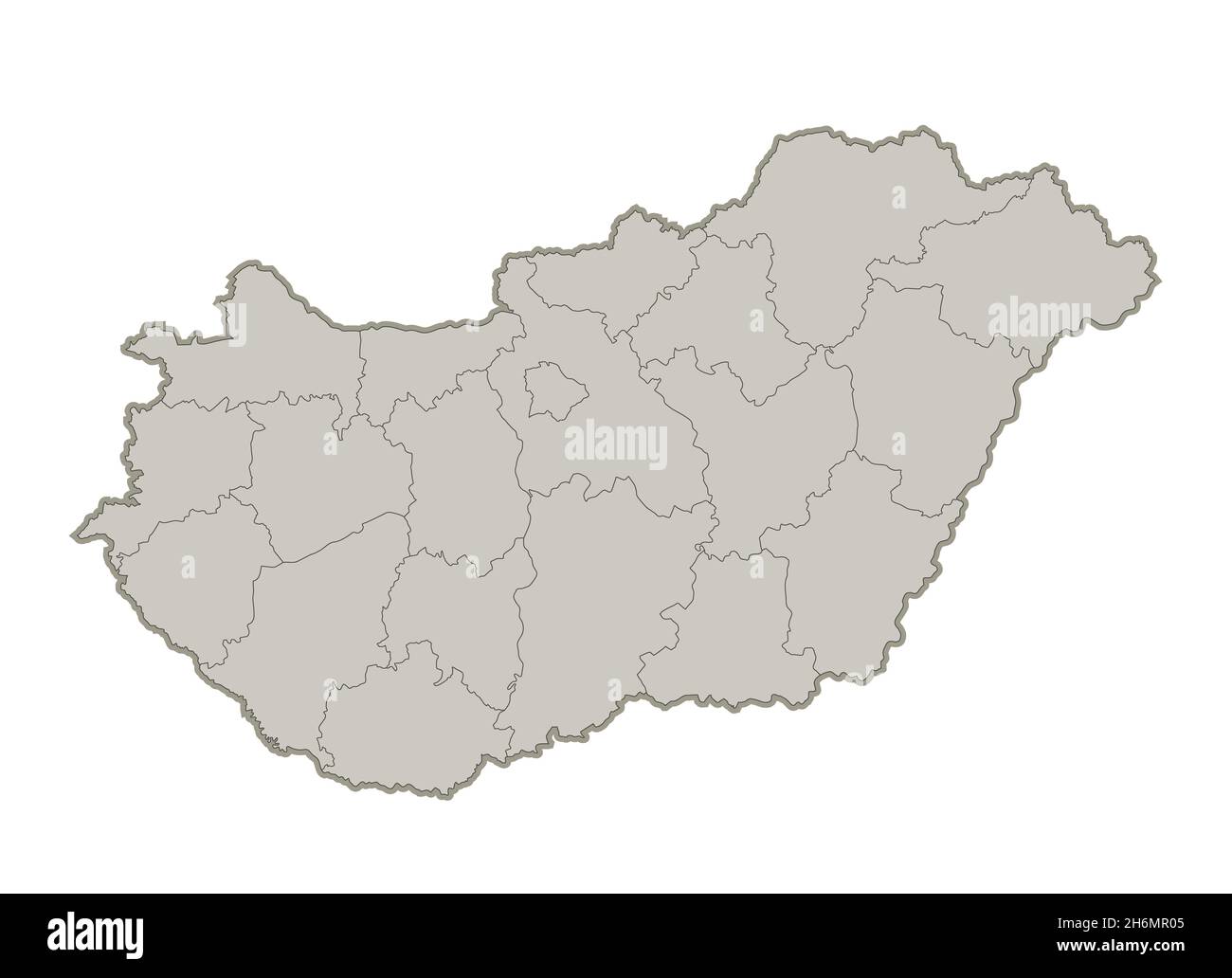 Europe regions political map Cut Out Stock Images & Pictures - Alamy