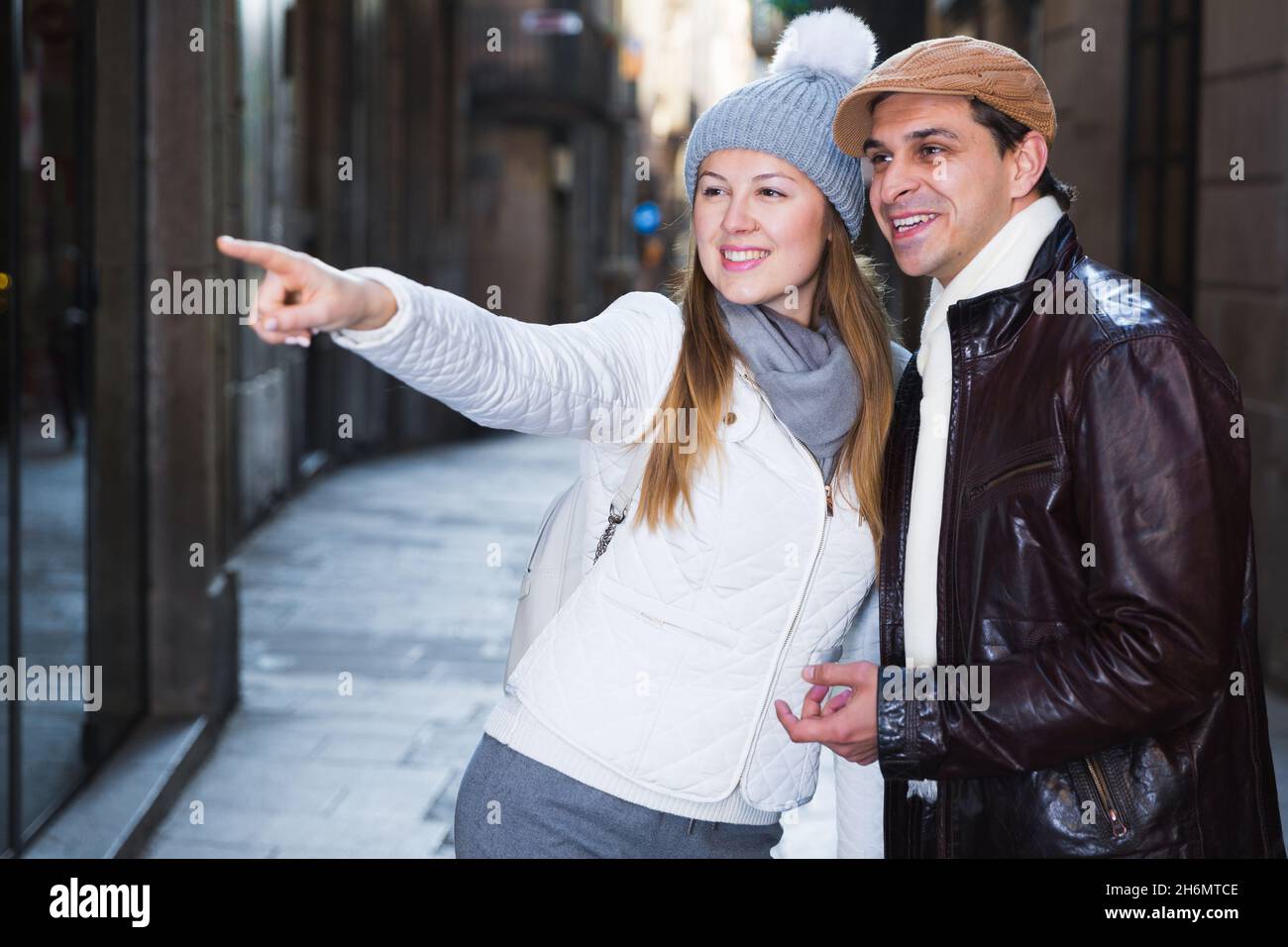 Walking man pointing finger hi-res stock photography and images - Alamy