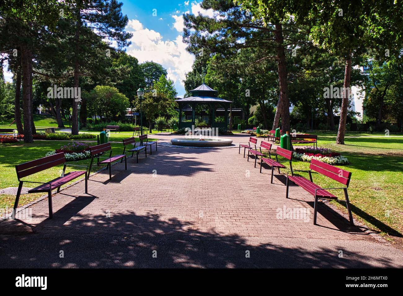 music pavilion in a park Stock Photo - Alamy