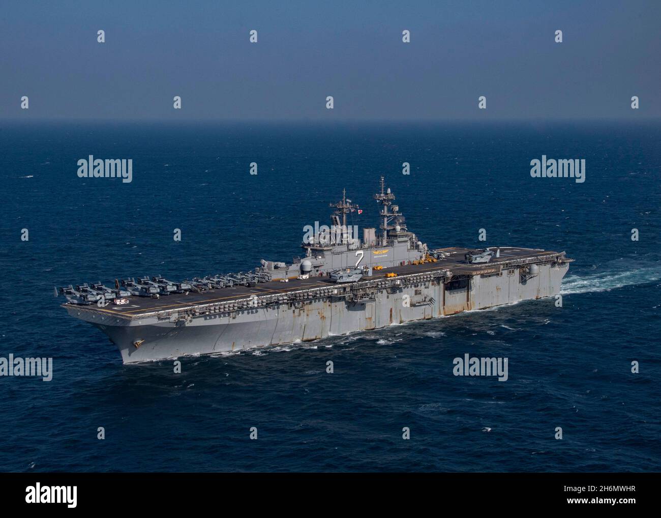 Persian Gulf, Saudi Arabia. 13 November, 2021. The U.S. Navy Wasp-class ...