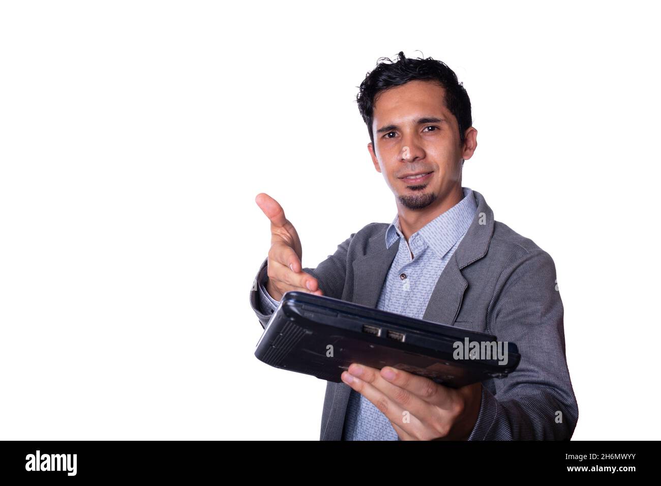 Adult handing over hi-res stock photography and images - Alamy