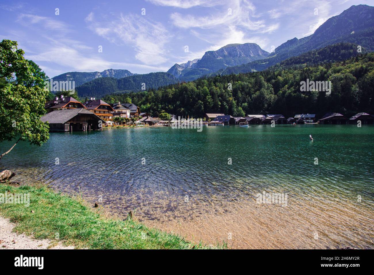Beautiful view of a Berchtesgaden National Park Ramsau Germany Stock ...
