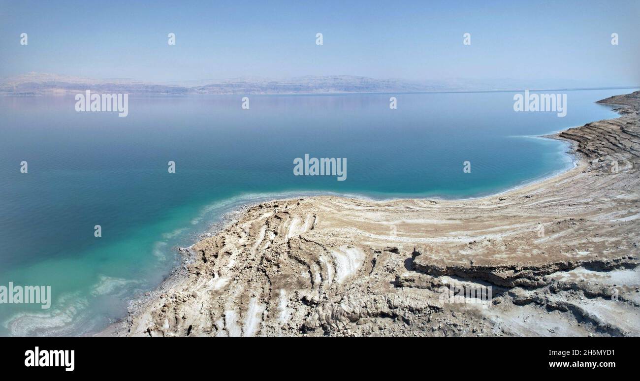 Beautiful aerial view of the Dead Sea, Israel Stock Photo - Alamy