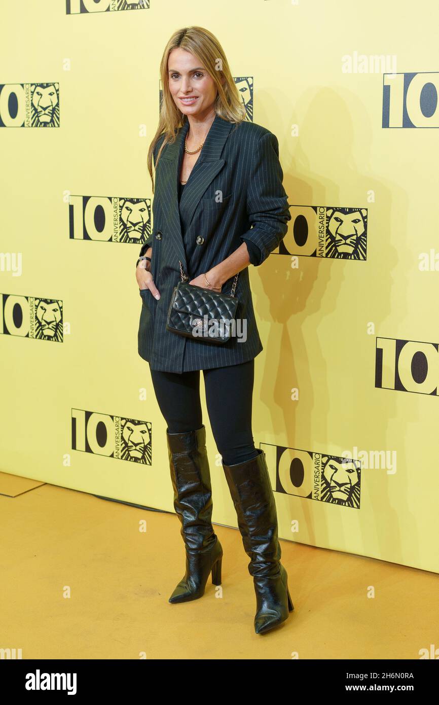 Madrid, Spain. 16th Nov, 2021. Andrea Pascual attends the 10th ...
