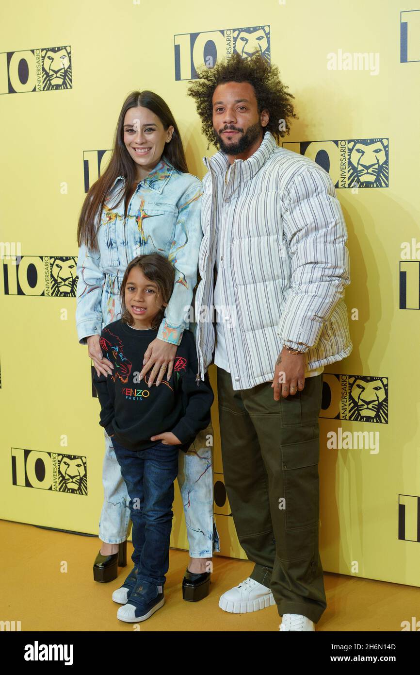 Clarice Alves, Liam Alves and Marcelo Vieira attend the 10th ...