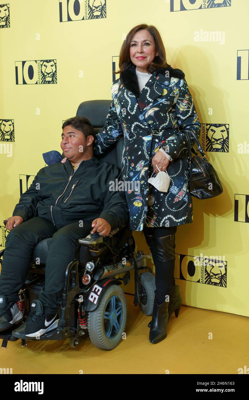 Isabel Gemio and her son Gustavo attend the 10th anniversary of the ...