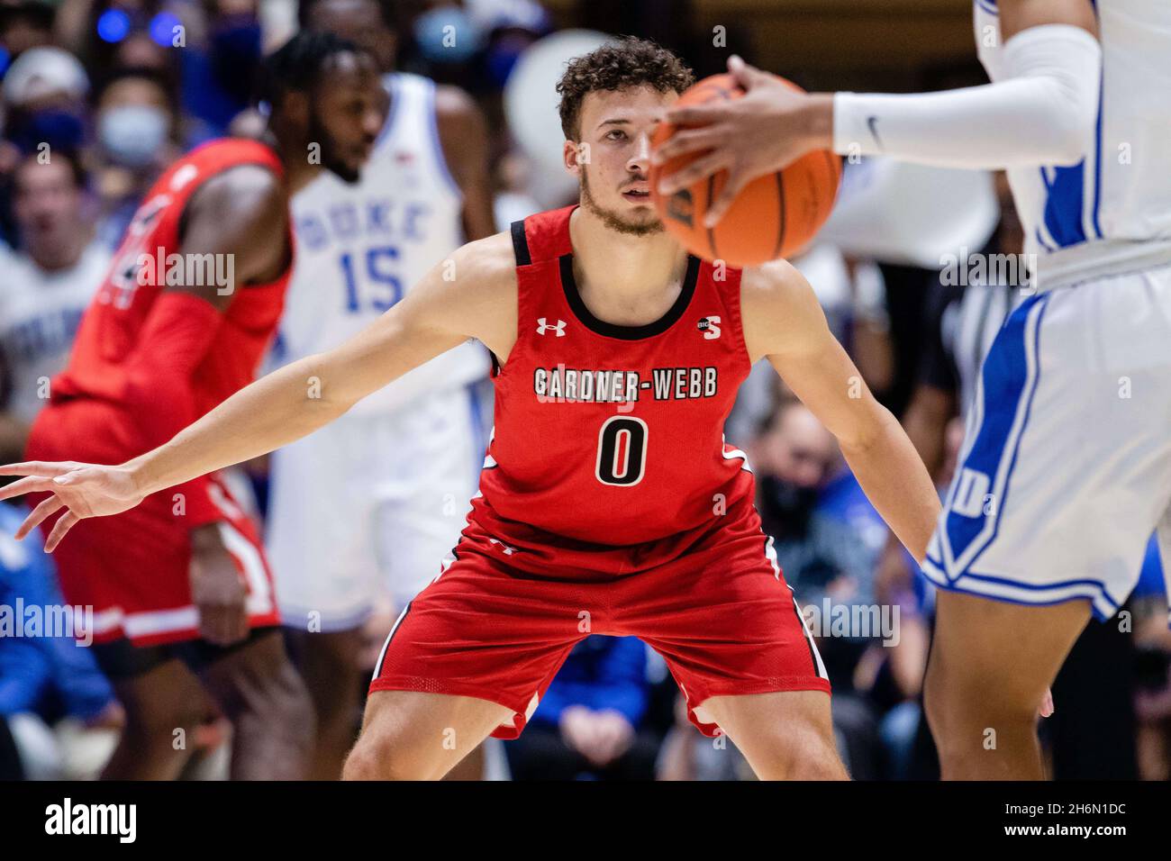 November 16, 2021: Gardner Webb Runnin Bulldogs guard Lance Terry (0 ...