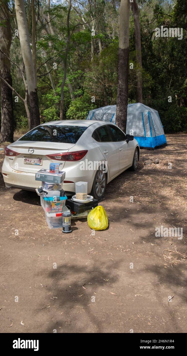 Setting up camp Stock Photo - Alamy Setting up camp Stock Photo - Alamy