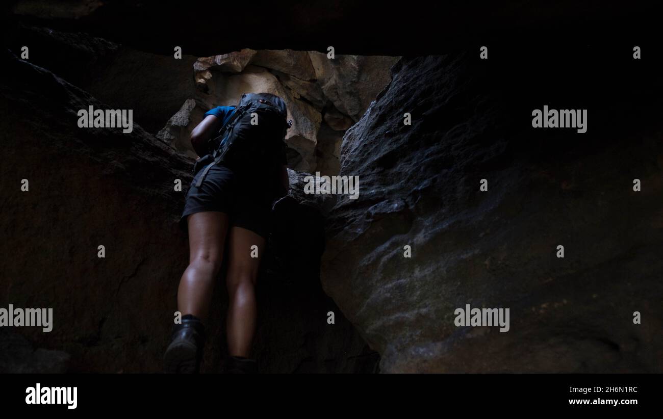 Two Storey Cave, Cania Gorge, Queensland, Australia Stock Photo - Alamy