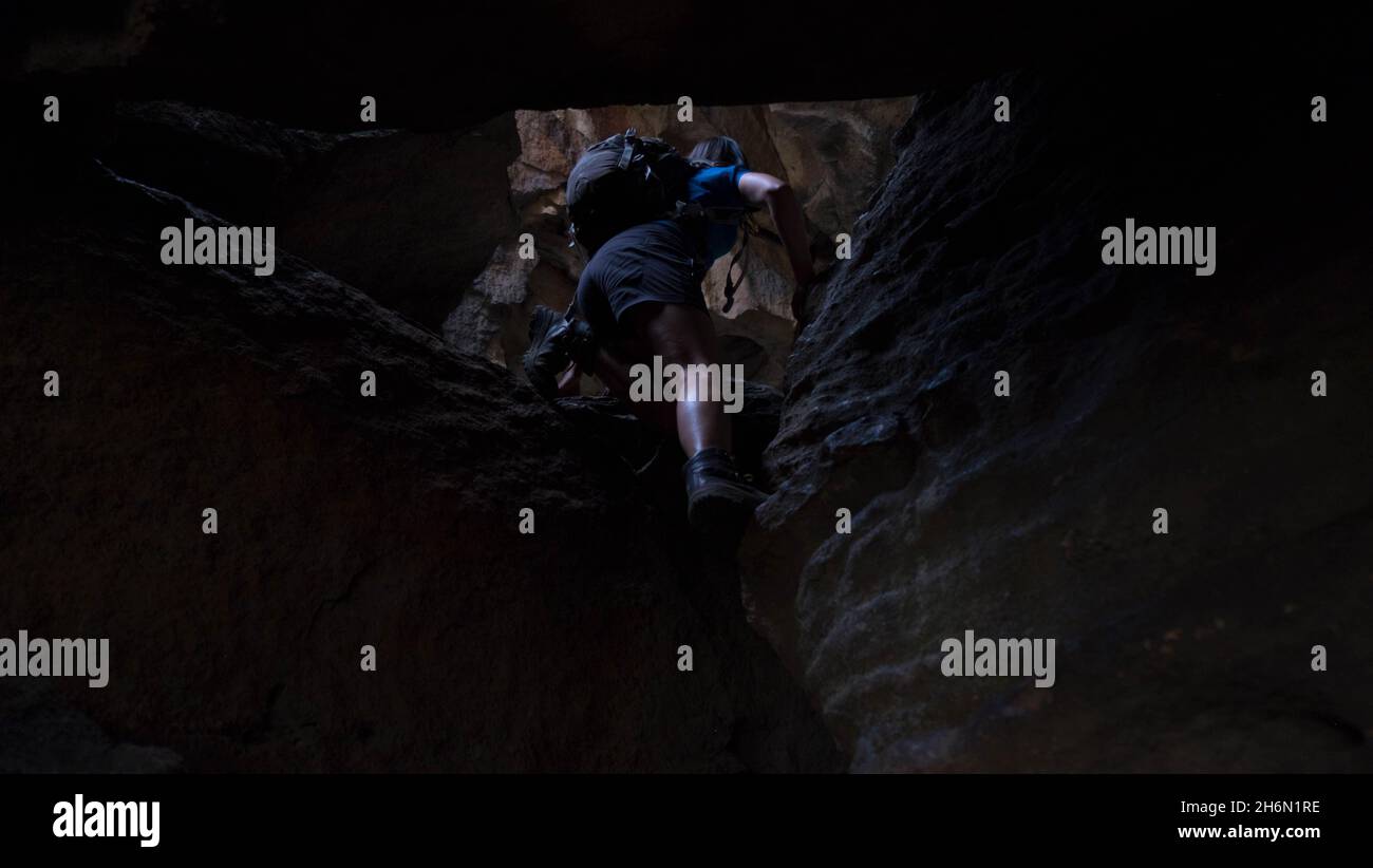 Two Storey Cave, Cania Gorge, Queensland, Australia Stock Photo - Alamy