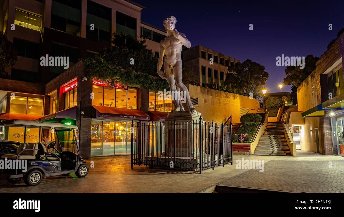 Gold Coast, Queensland, Australia - Statue of Michelangelo from the ...