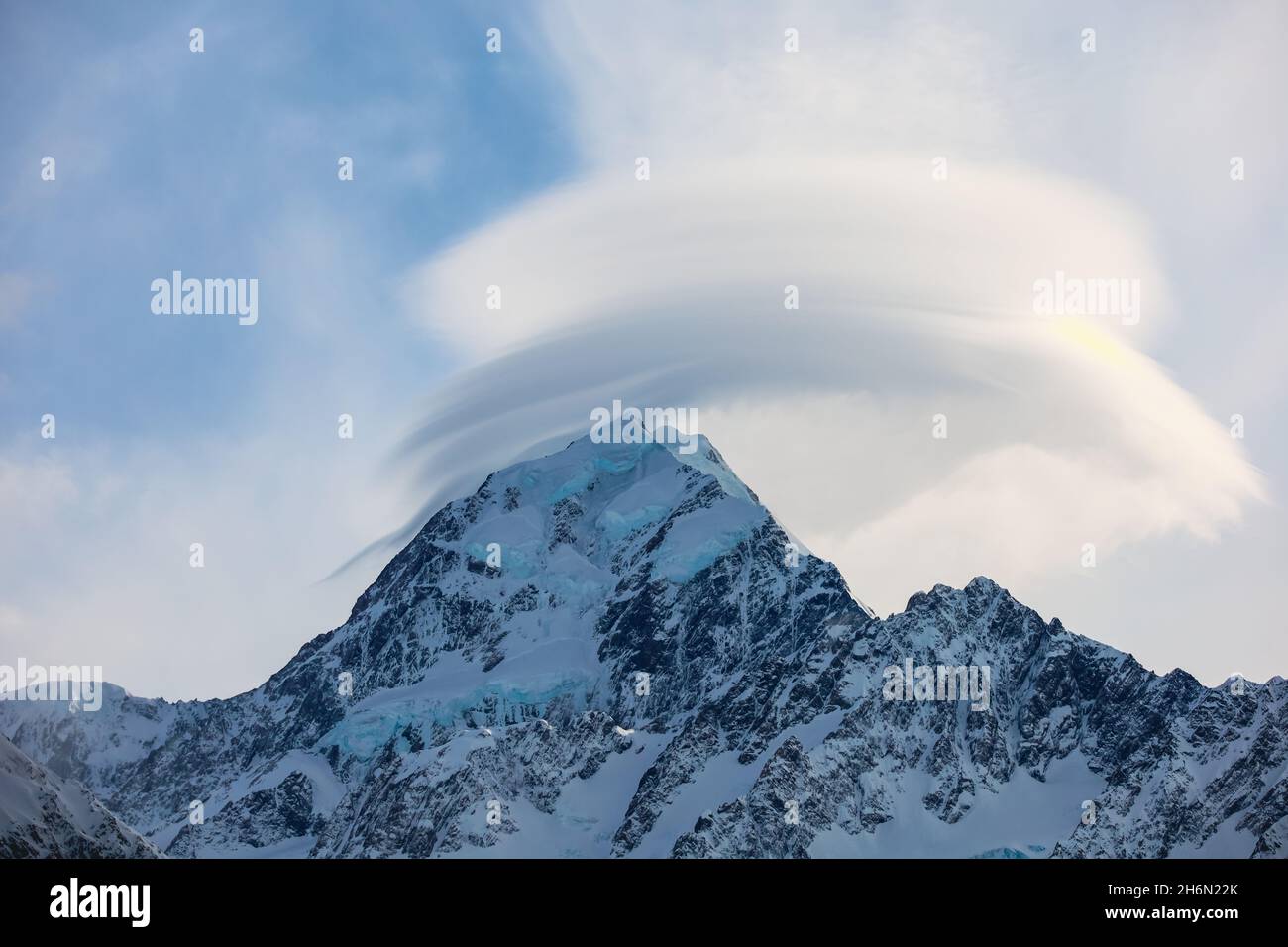 Mount Cook Mountain Peak Stock Photo - Alamy