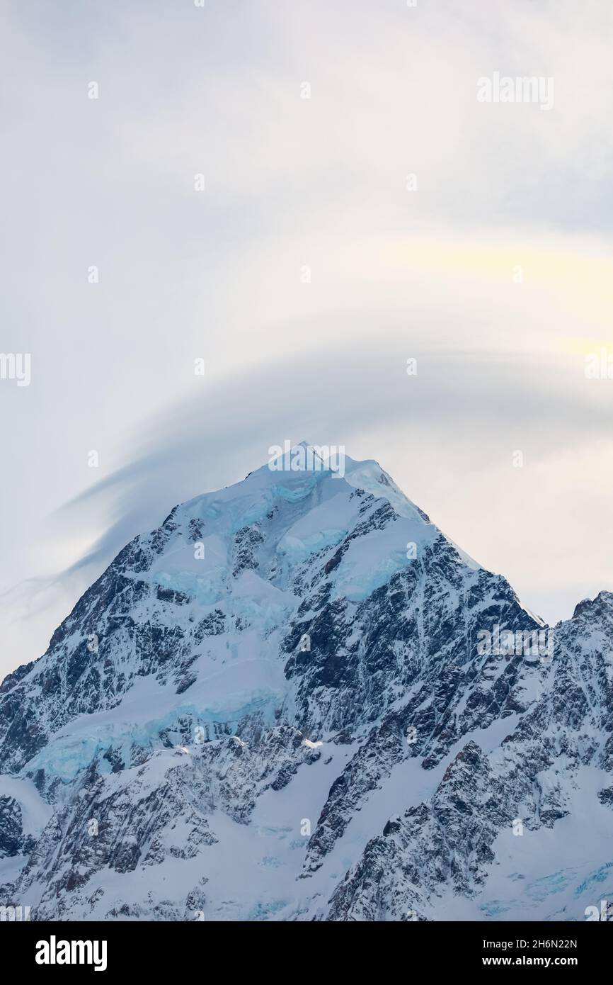 Mount Cook Mountain Peak Stock Photo - Alamy