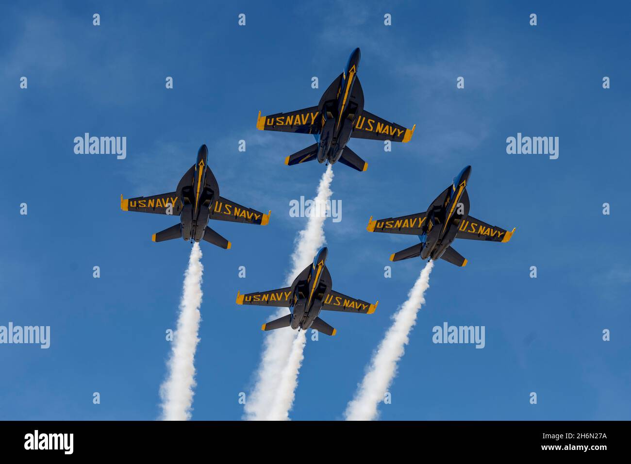 The United States Navy Flight Demonstration Squadron “Blue Angels”, fly ...