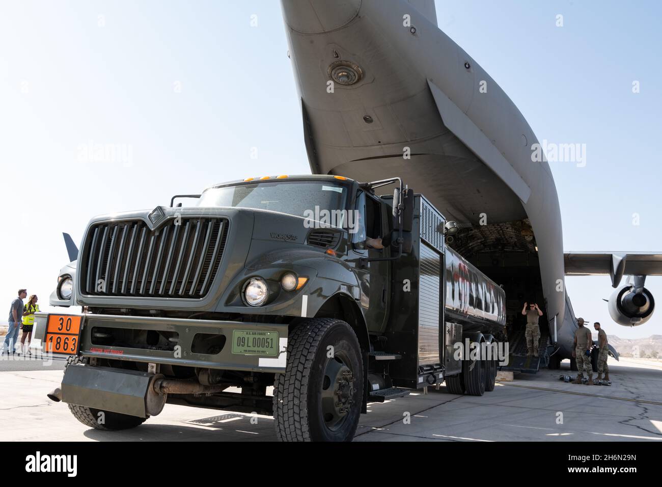 U.S. Air Force Airmen from the 52nd Logistics Readiness Squadron at ...