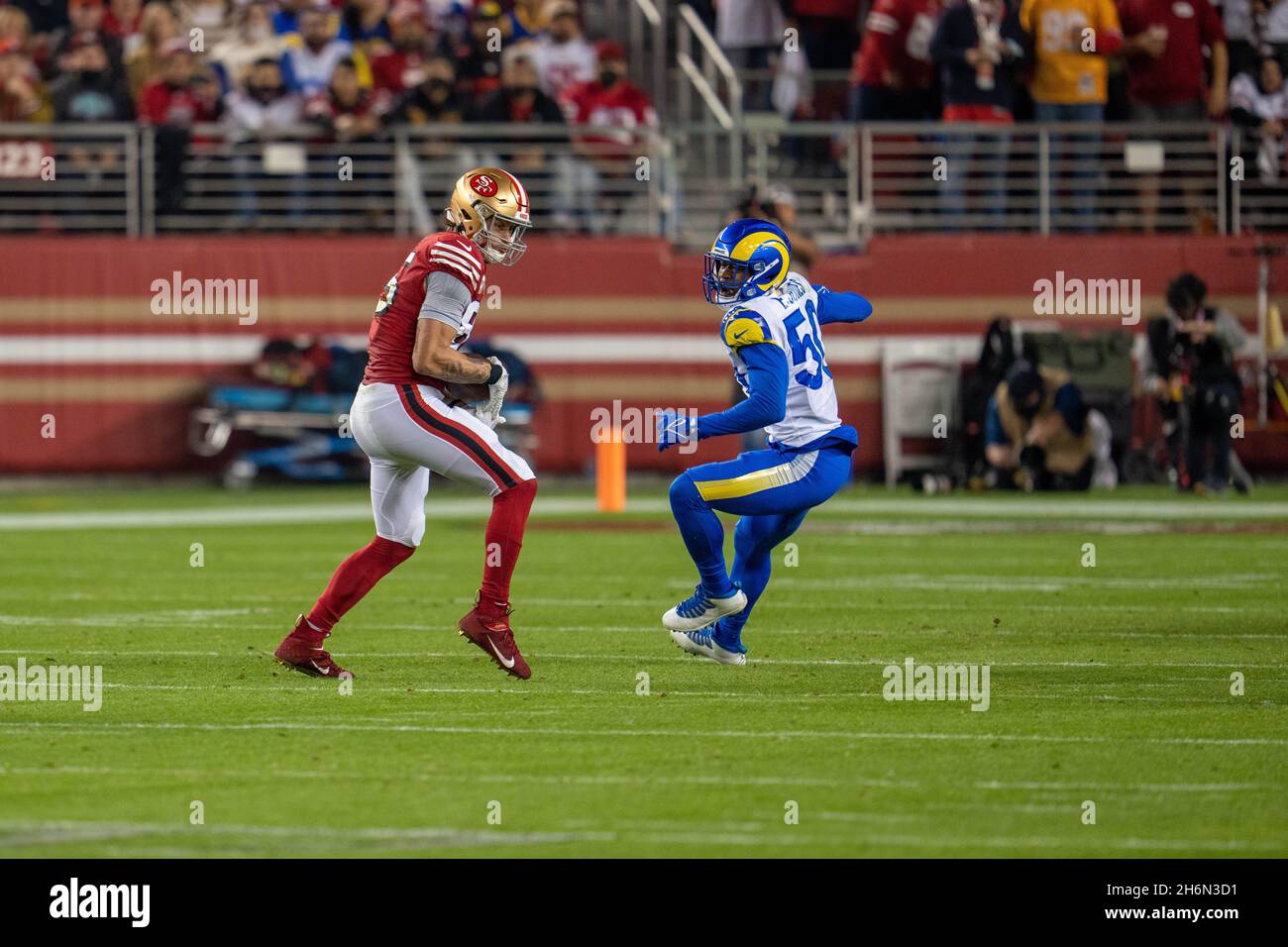 George kittle hi-res stock photography and images - Alamy