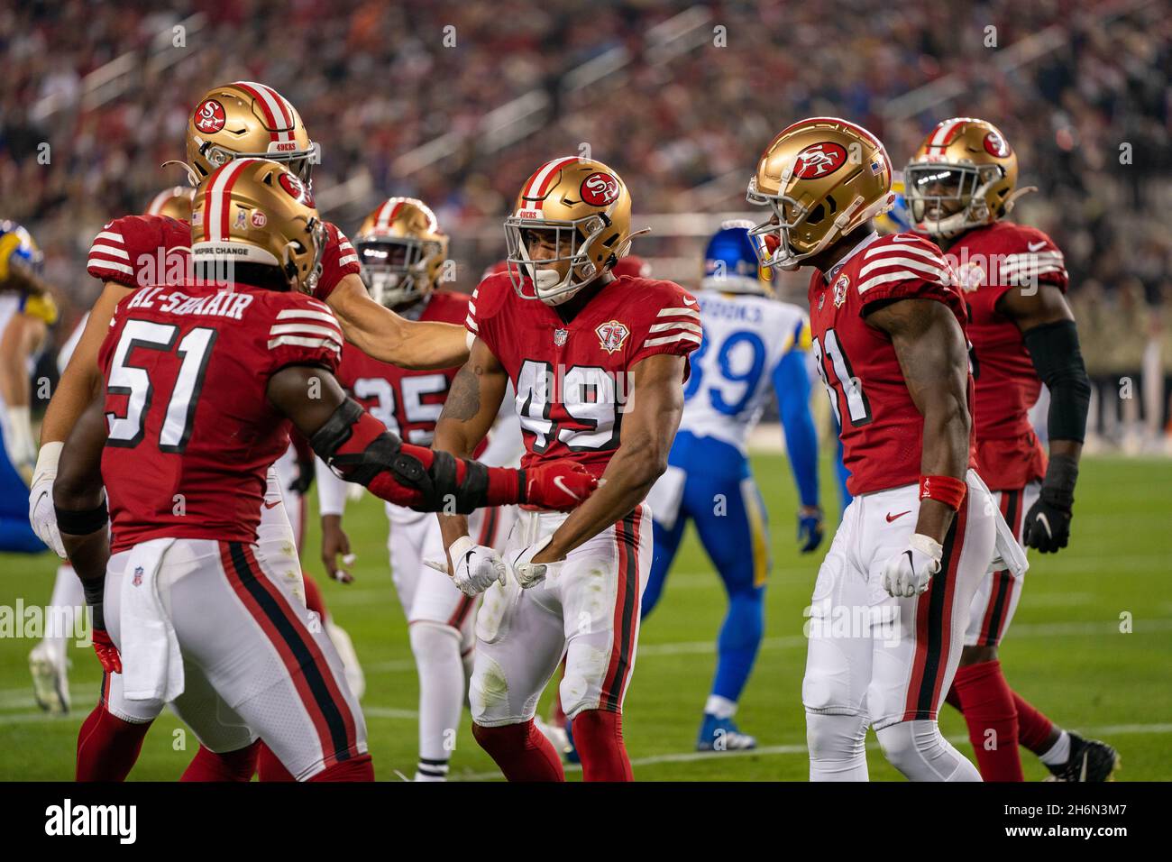 San Francisco 49ers running back Trenton Cannon (49) and San Francisco ...