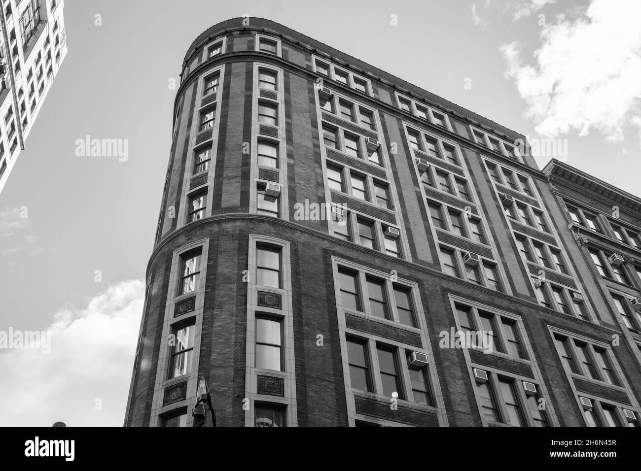 buildings in black and white Stock Photo - Alamy