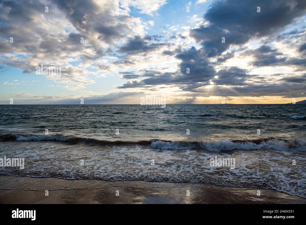 Travel summer vacation background, concept at beach with the sunny sky ...