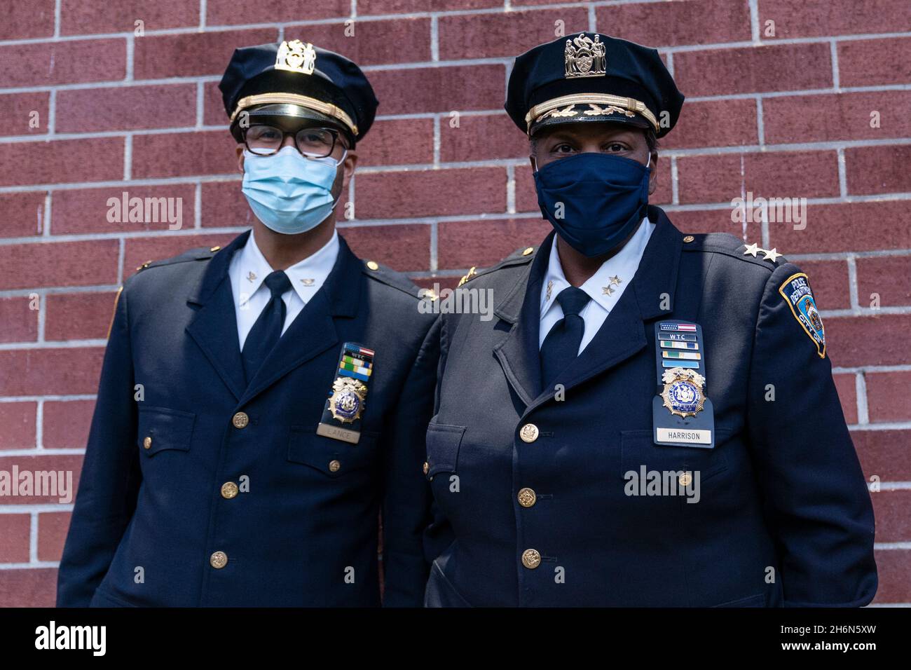 New York, ny - November 16, 2021: NYPD inspector Lance and Assistant ...