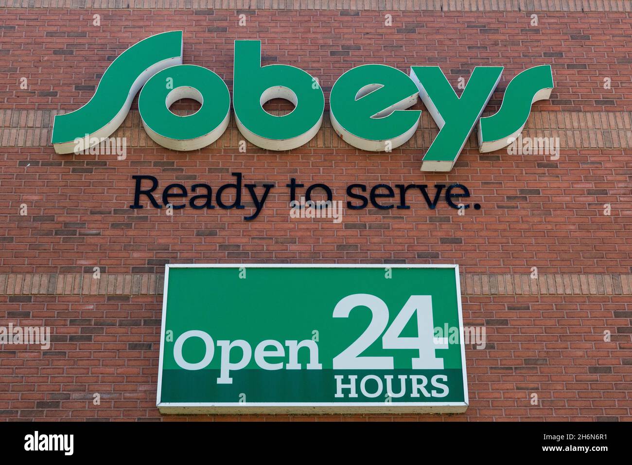 Toronto,ON, Canada - July 3, 2021: he logo and brand sign on Canadian ...