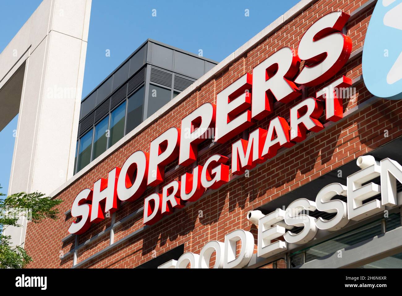 Toronto, ON, Canada - September 30, 2021: The logo and brand sign of ...