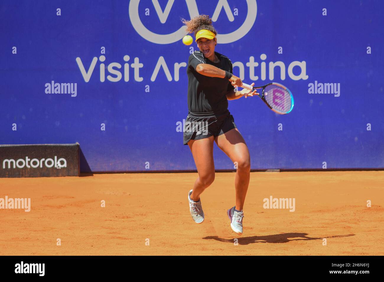 Mayar Sherif (Egypt). Argentina Open WTA 2021. Semifinal Stock Photo ...