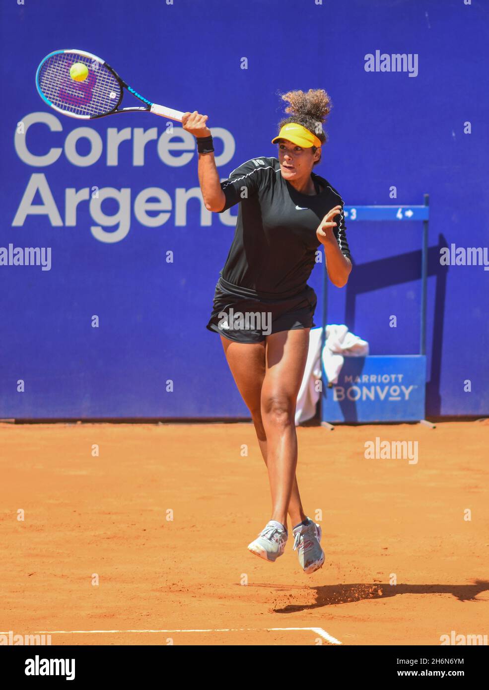 Mayar Sherif (Egypt). Argentina Open WTA 2021. Semifinal Stock Photo ...